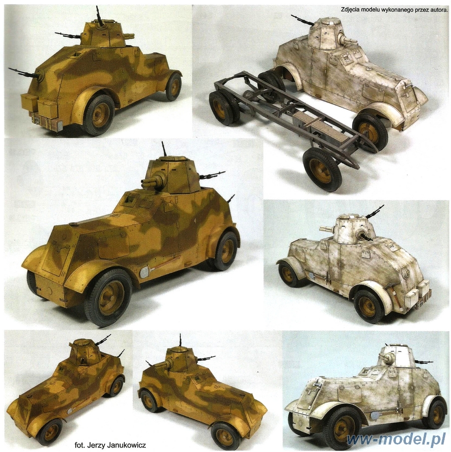 SKLEJ MODEL 16 [1:33] Polski samochód pancerny Wz.29 Ursus :: Sklep ...