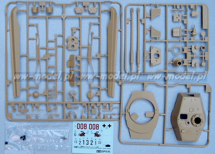 TAMIYA 32536 [1:48] King Tiger Henschel Turret :: Sklep Modelarski ww ...