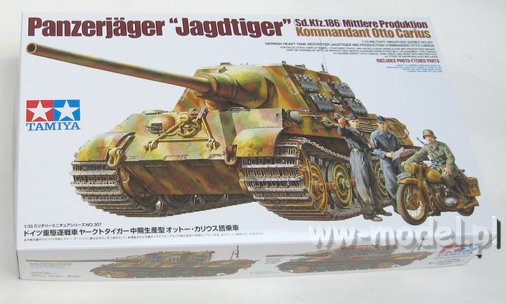 TAMIYA 35307 [1:35] Panzerjager Jagdtiger Mittlere produktion, Komm.O ...