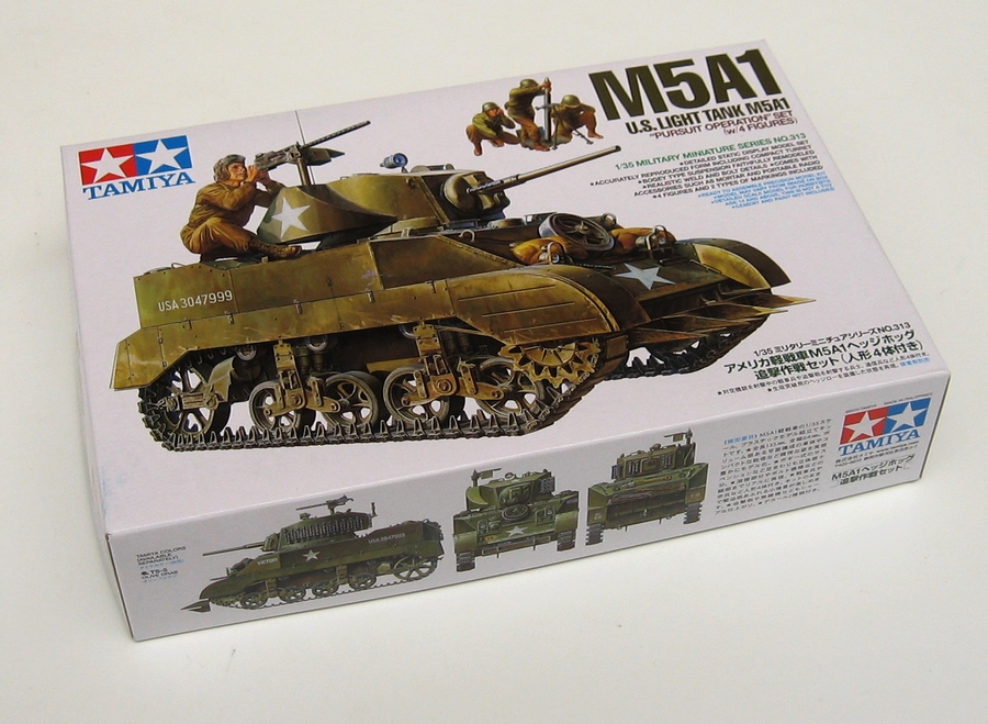 TAMIYA 35313 [1:35] US Light Tank M5A1 :: Sklep Modelarski ww-model.pl