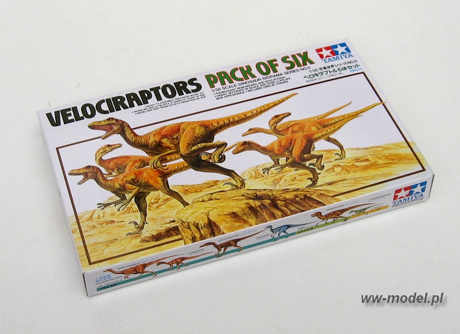 TAMIYA 60105 [1:35] Velociraptors. Pack of six :: Sklep Modelarski ww ...