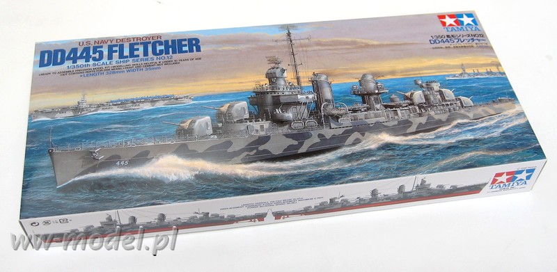 TAMIYA 78012 [1:350] DD445 Fletcher :: Sklep Modelarski ww-model.pl
