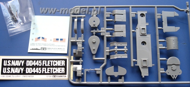 TAMIYA 78012 [1:350] DD445 Fletcher :: Sklep Modelarski ww-model.pl